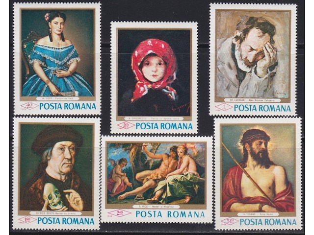 Rumunija 1968 Umetnost-slikarstvo MNH
