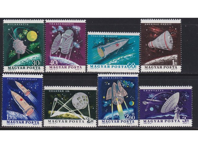 Mađarska 1964 Istraživanje kosmosa MNH