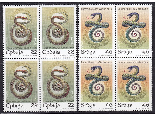 Srbija 2013 Lunarnihoroskop u cetvercu