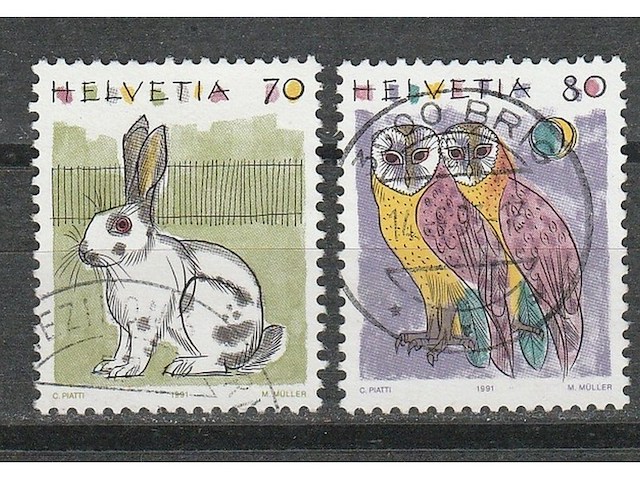 Švajcarska - 1991 - Fauna