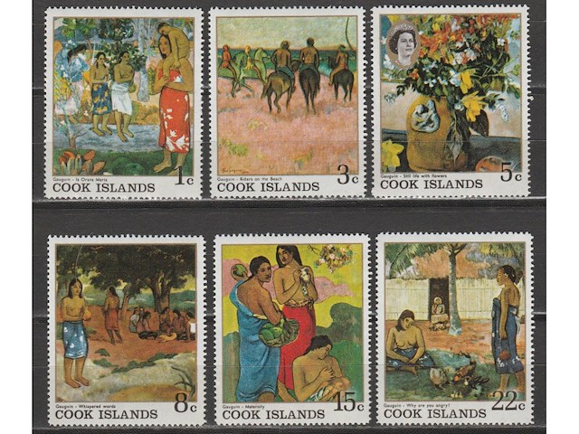 Cook Islands - 1967 - Gauguin Paintings