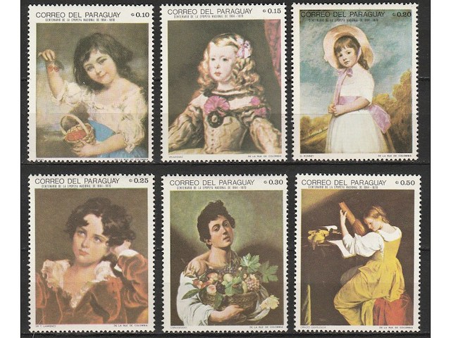 Paraguay - 1968 - Children on Paintings