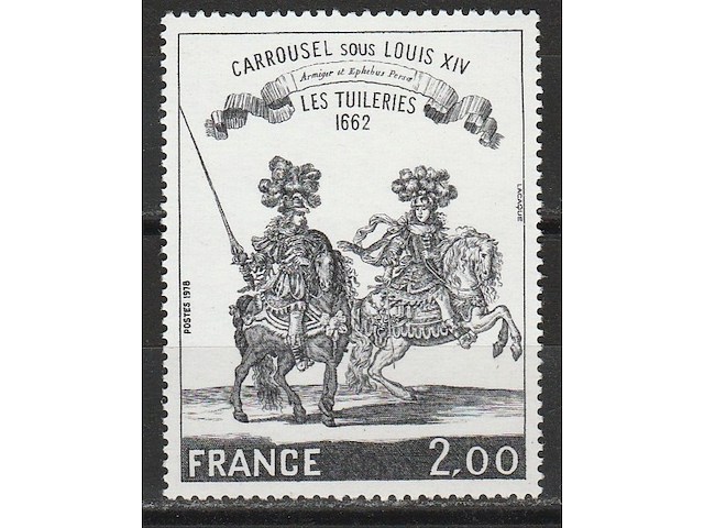 Francuska - 1978 - Carrousel sous Louis XIV, The Tuiler