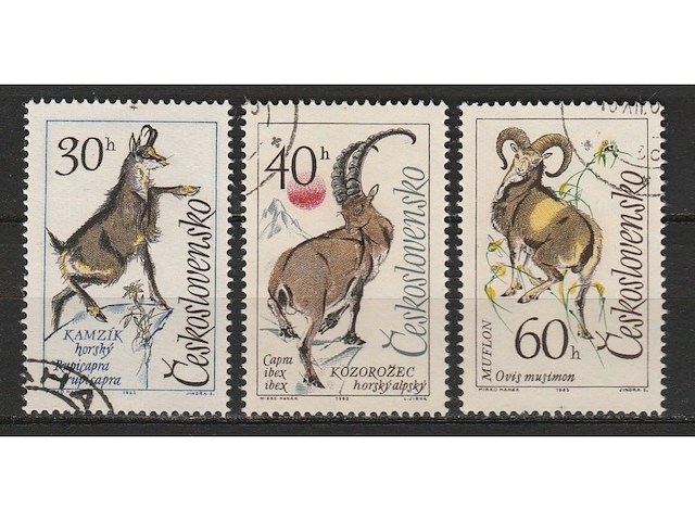 Čehoslovačka - 1963 - Planinske životinje