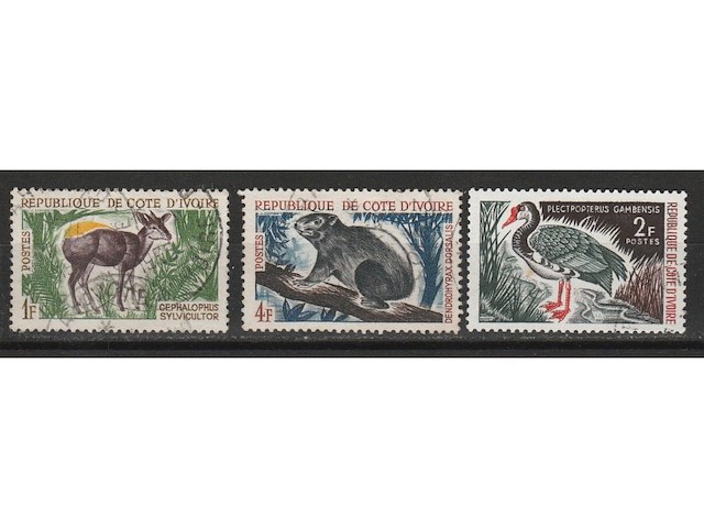 Obala slonovače - 1964-66 - Fauna