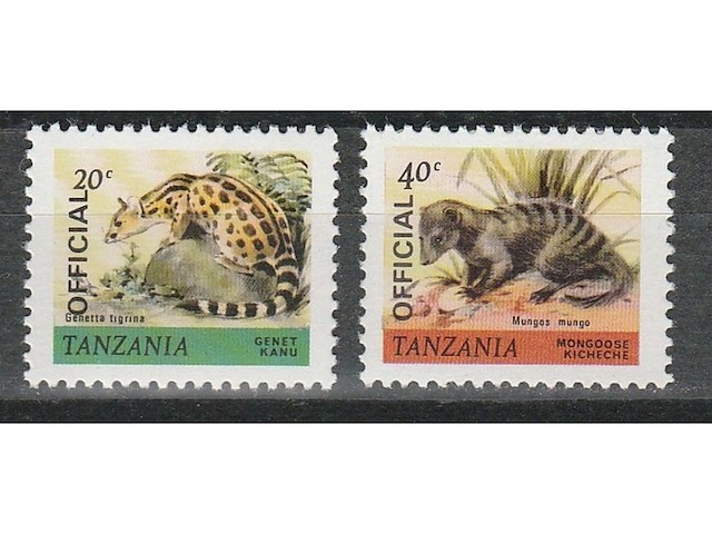 Tanzanija - 1980 - Fauna