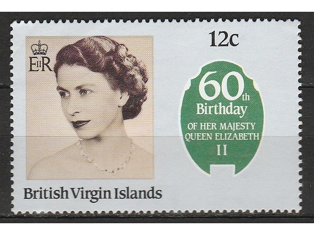 British Virgin Islands - 1986 - Queen Elizabeth II