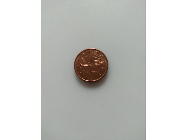 1 euro cent  Grčka,  2016.