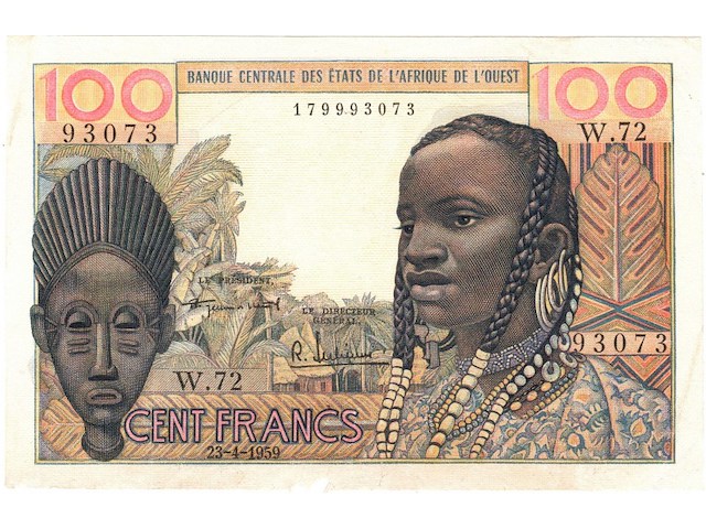 100 Franaka 1959. R