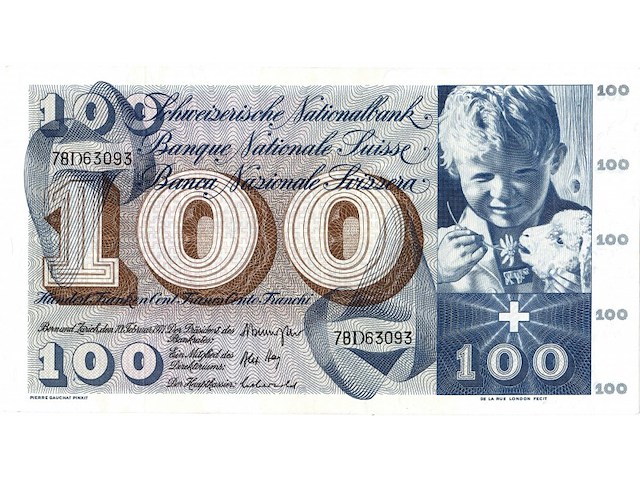 100 Franaka 1967.