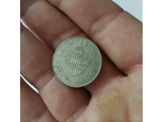 Austrija 5 šilinga 1960. srebro
