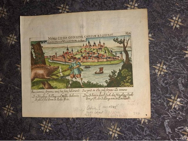 Izgled Beograda, 1627/31.