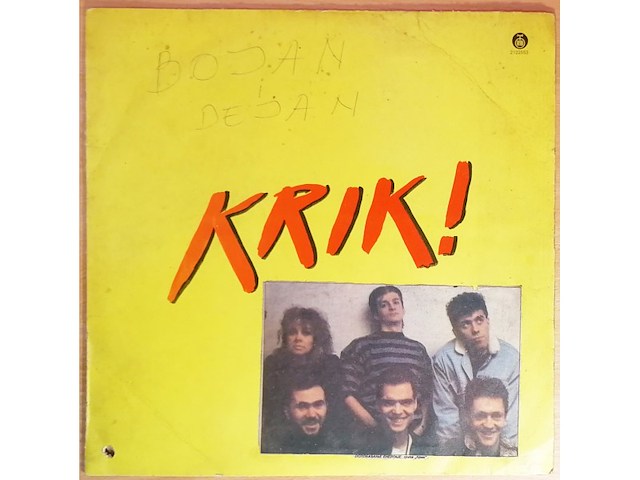 LP KRIK - Krik! (1987) ploča NM, omot VG, veoma dobra