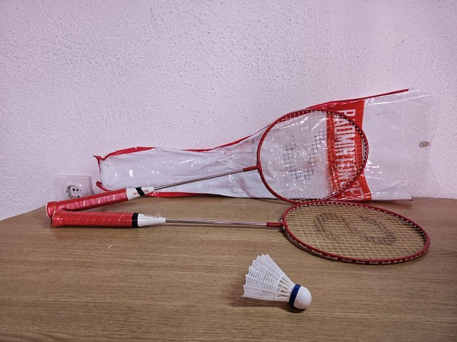 Reketi za Badminton set 2x Reket GTI 200 i loptica