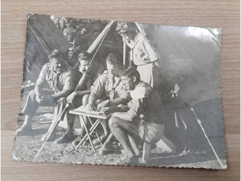 Vintage fotografija Bečići kamp