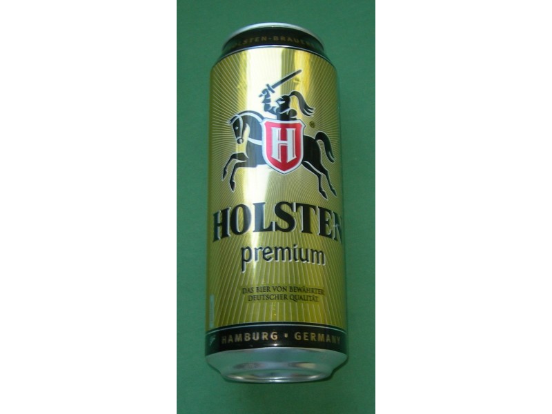 Holsten premium, pivska limenka