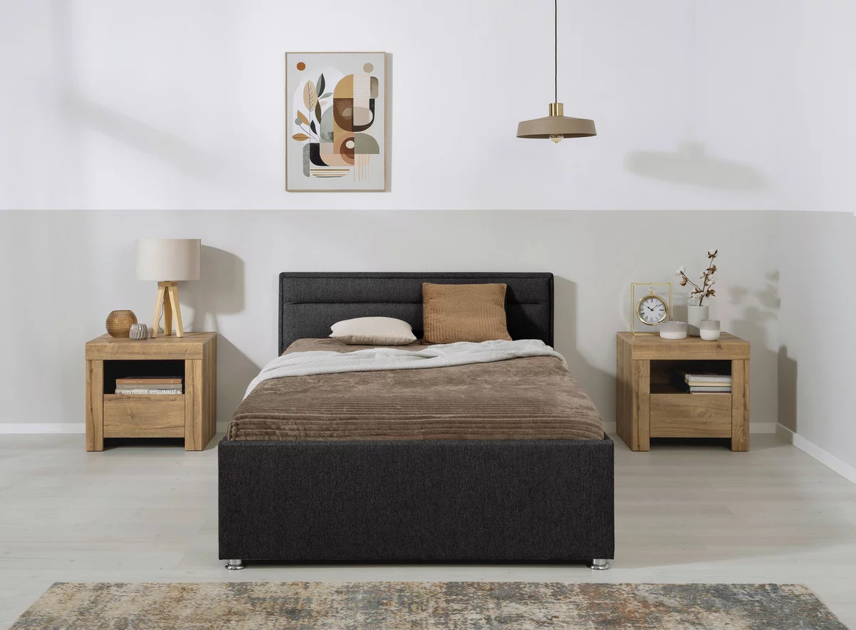 TAPACIRANI KREVET 120/200 cm antracit