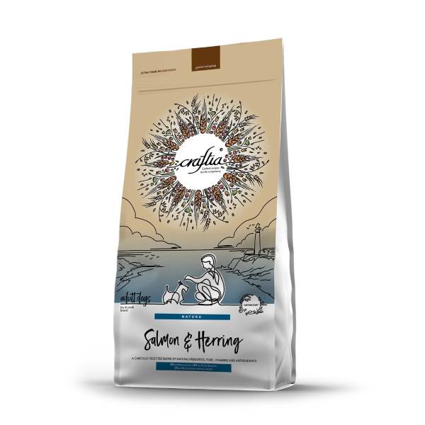 Craftia Natura – Mini Adult, losos/haringa, 640gr