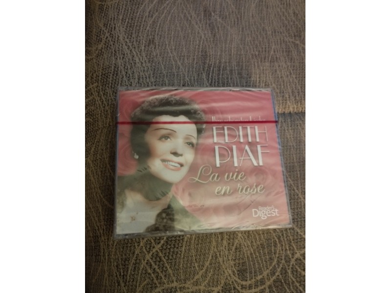 Edith Piaf box set audio 3 cd-a La vie en rose (celofan