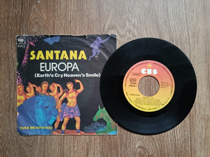 Singl ploca SANTANA - Europa