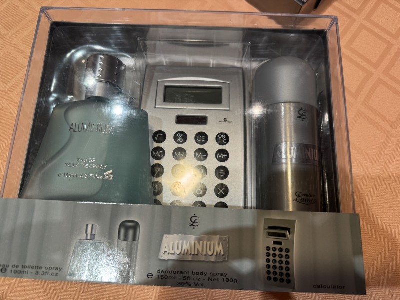 Set ALUMINIUM za muskarce original