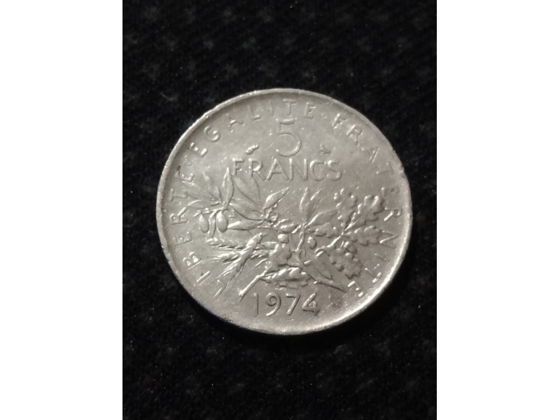 5 franaka 1974 francuska