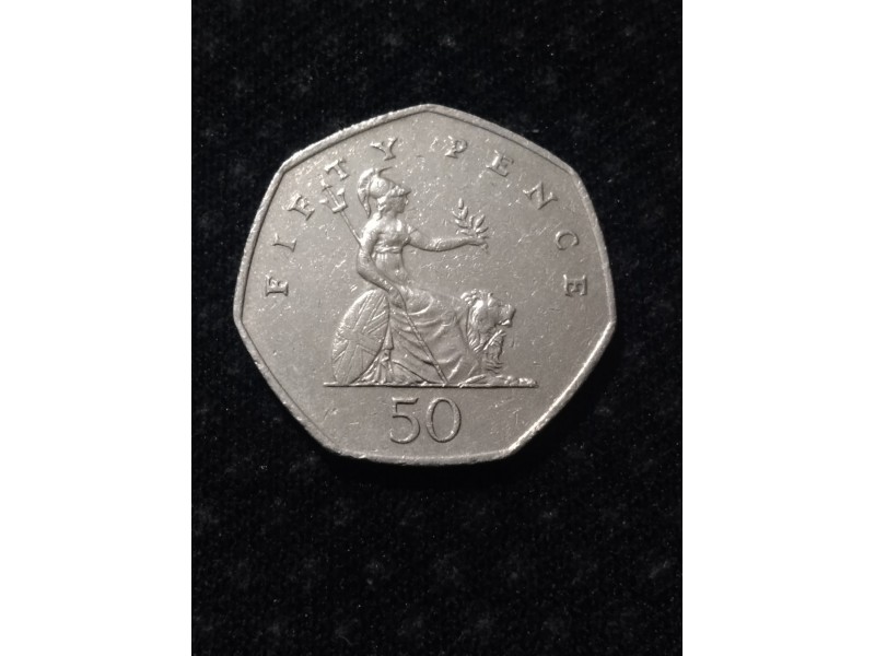 50 penija 2001 velika britanija