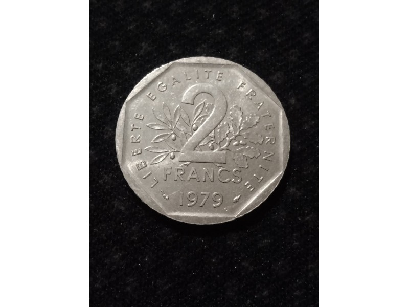 2 franka 1979 francuska