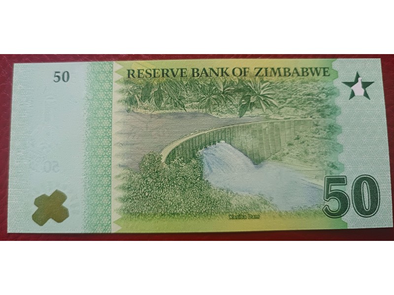***ZIMBABVE 50 ZIGA -NOVO