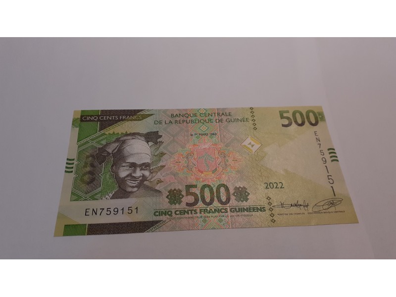 GVINEJA - 500 FRANACA GVINEJA - 2022