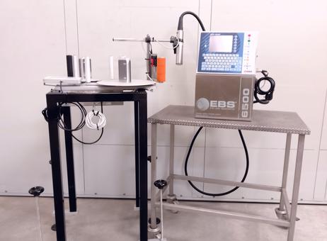 EBS MOD. EBS-6500 - Etiketirka sa inkjet štampačem korišćena