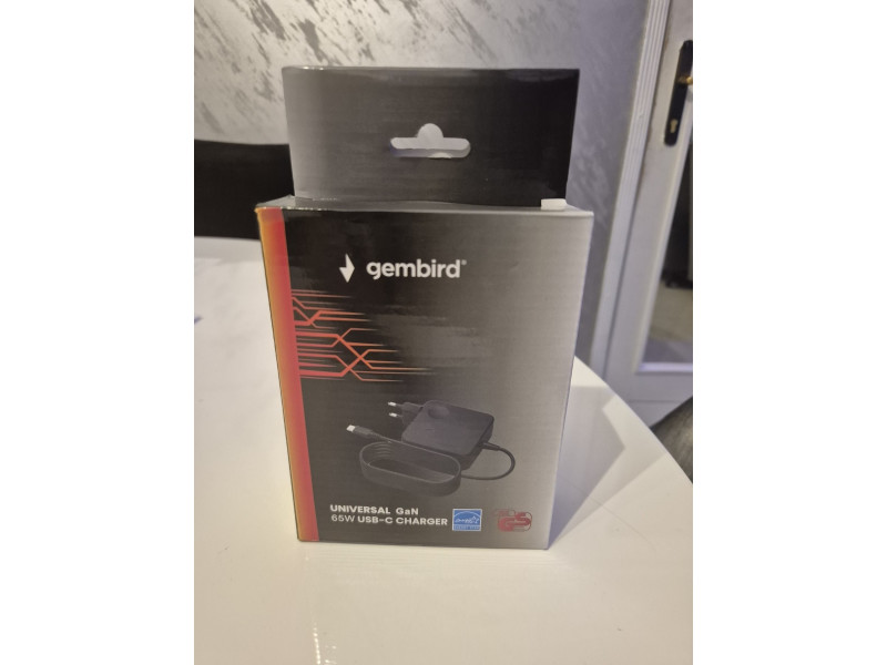 Gembird 65W USB-C Brzi Punjac NOVO
