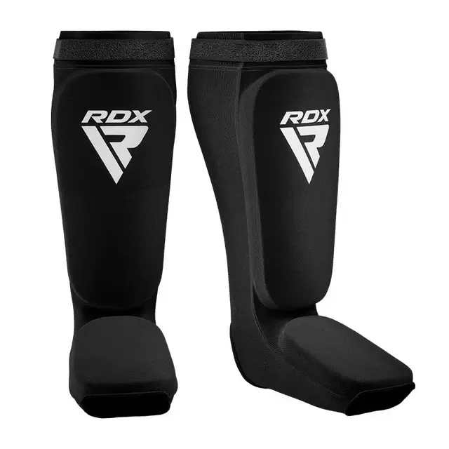 RDX Sports Štitnici za potkolenice sa zaštitom, Crni