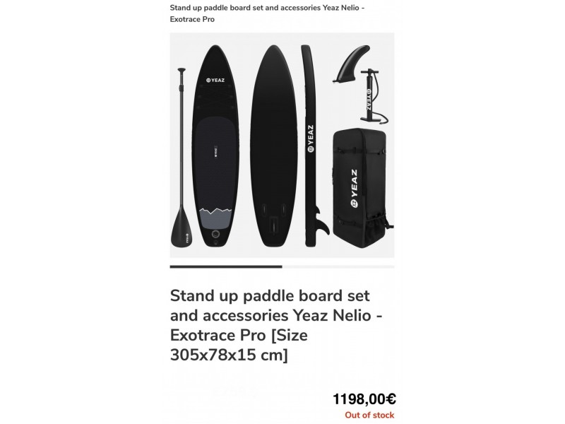 Yeaz Nelio EXOTRACE PRO Set sup daska NEMACKA