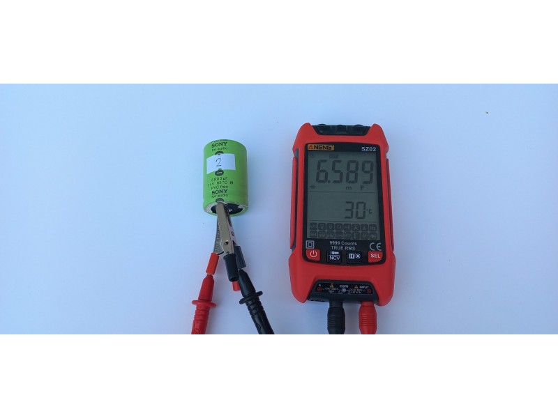 TEST! Elektrolitski kondenzator 6800uF 71V SONY (2)
