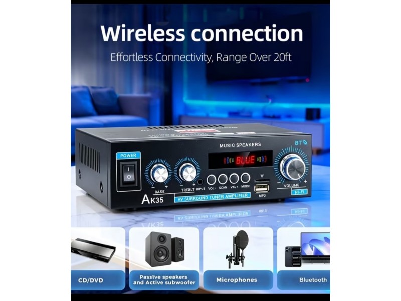 AK35 multifunkcionalno stereo pojačalo
