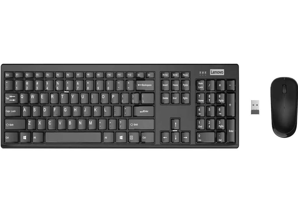 Lenovo Tastatura+miš 100 bežicni set/crna, GX31Q28916