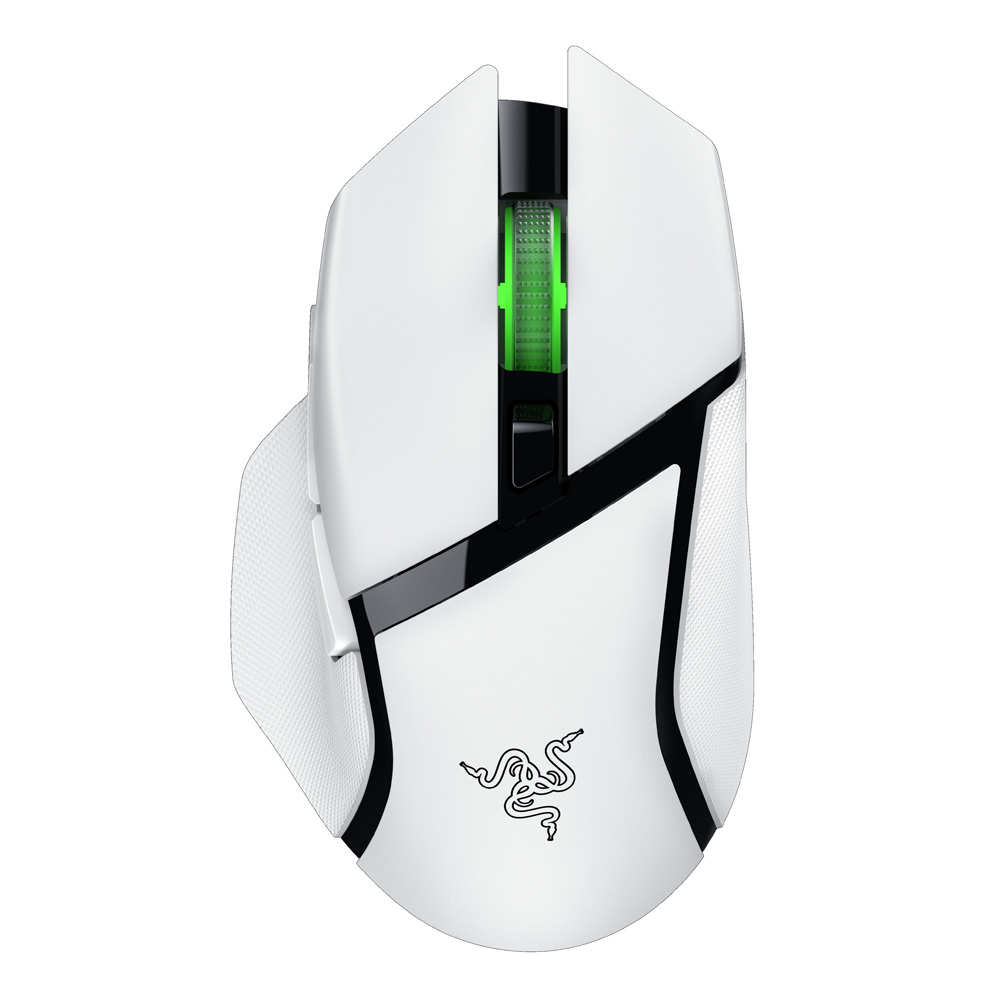 RAZER Basilisk V3 X HyperSpeed - Wireless Ergo Mouse - White Edition