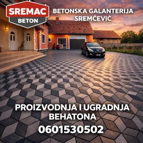 UGRADNJA BEHATONA NA TERITORIJI CELE SRBIJE - SREMČEVIĆ BETONSKA GALANTERIJA