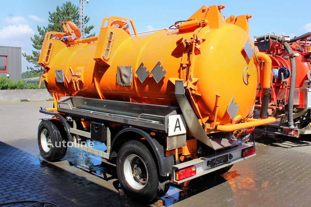 Assmann 12m³ Saug u.Druck INOX V4A +ADR/GGVS prikolica autofekalca