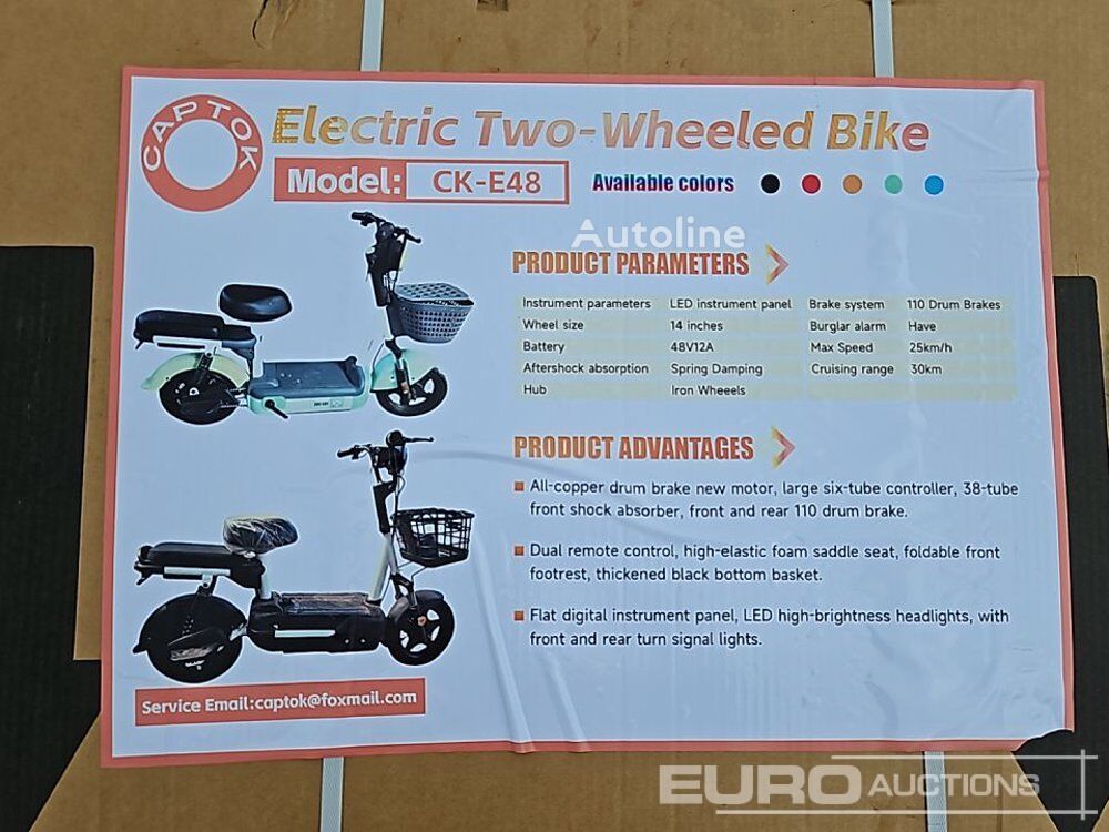 Prodaje se Captok CK-E48 bicikl na aukciji