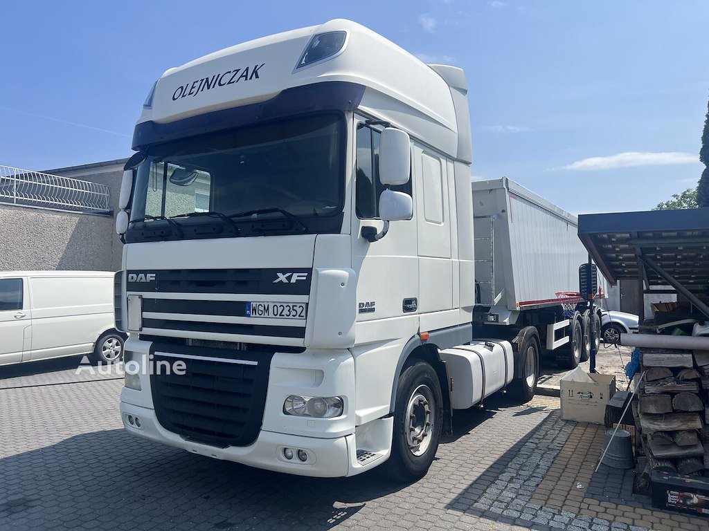 DAF 105.460 XF tegljač + poluprikolica kipera
