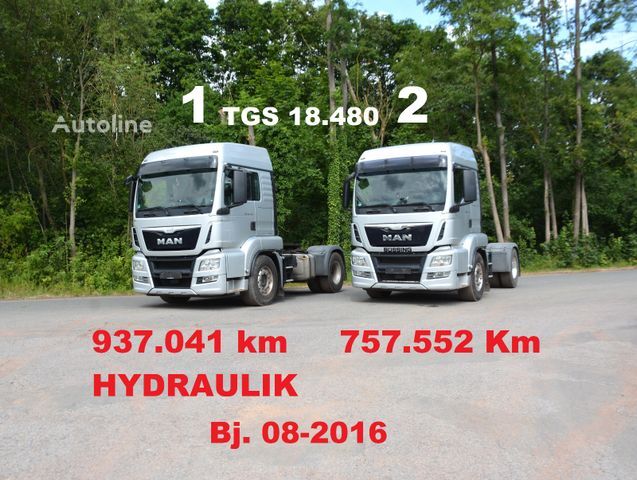 MAN TGS 18.480 KIPPHYDRAULIK ALU tegljač