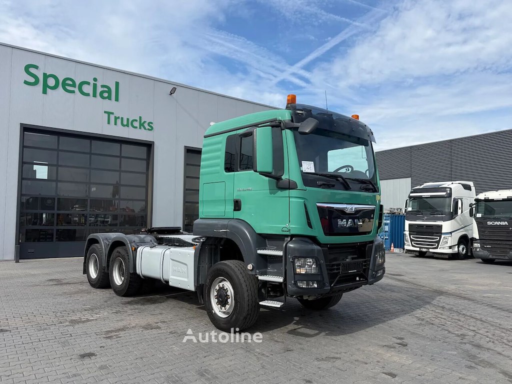 MAN TGS 33.480 6X6 / Euro 6 / Pto / Blad geveerd / Naaf reductie tegljač