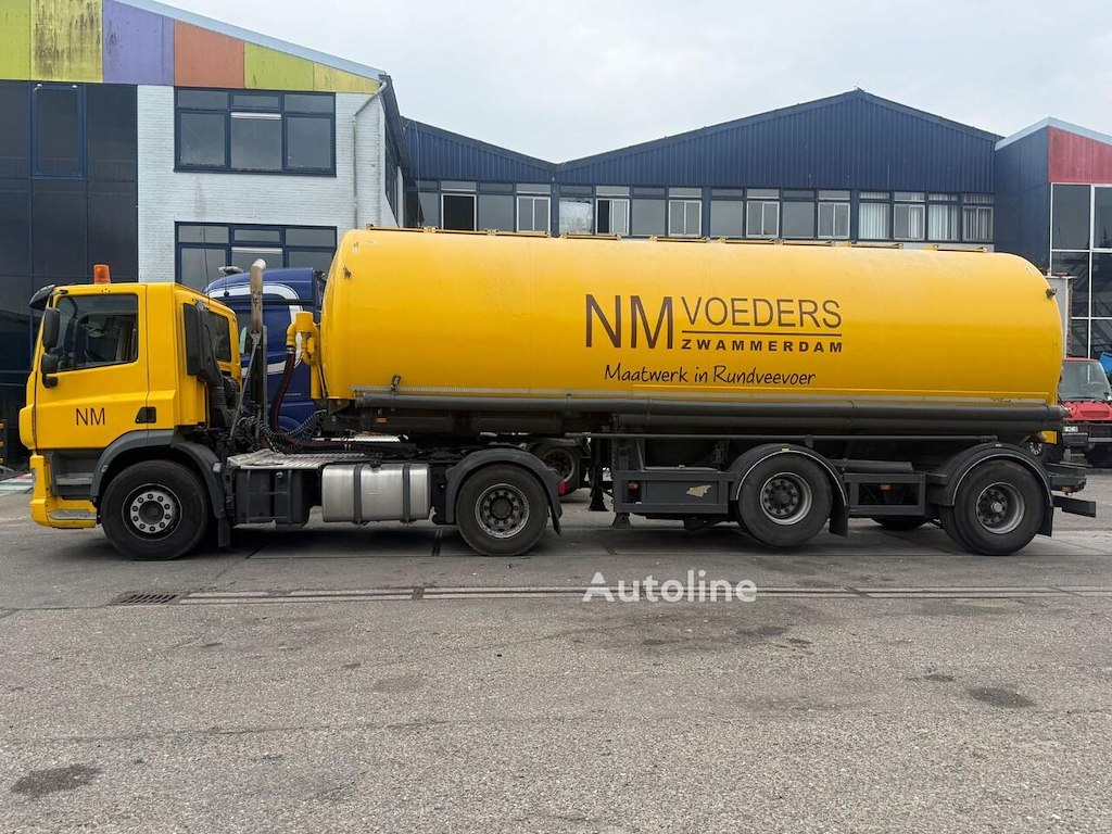 DAF CF 400 + SILO TRAILER - 8 COMPARTIMENTS - WIJNVEEN 1996 YEAR tegljač + cisterna silos