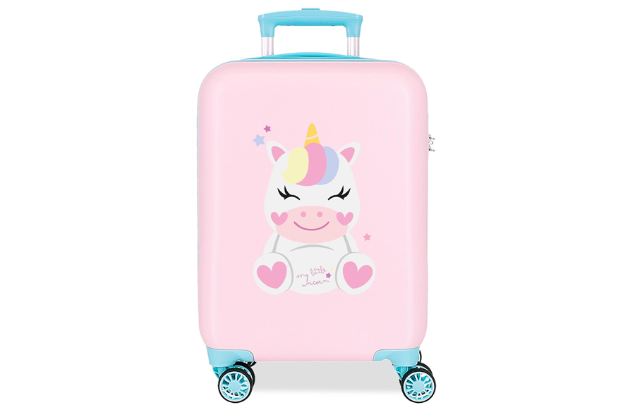 Dečiji kofer HAPPY PETS Roll Road | pink | ABS | 50