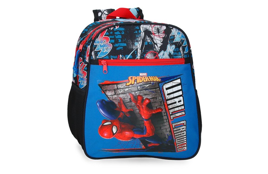 Ranac za vrtić WALL CRAWLER Spiderman | plava | 33x27x11