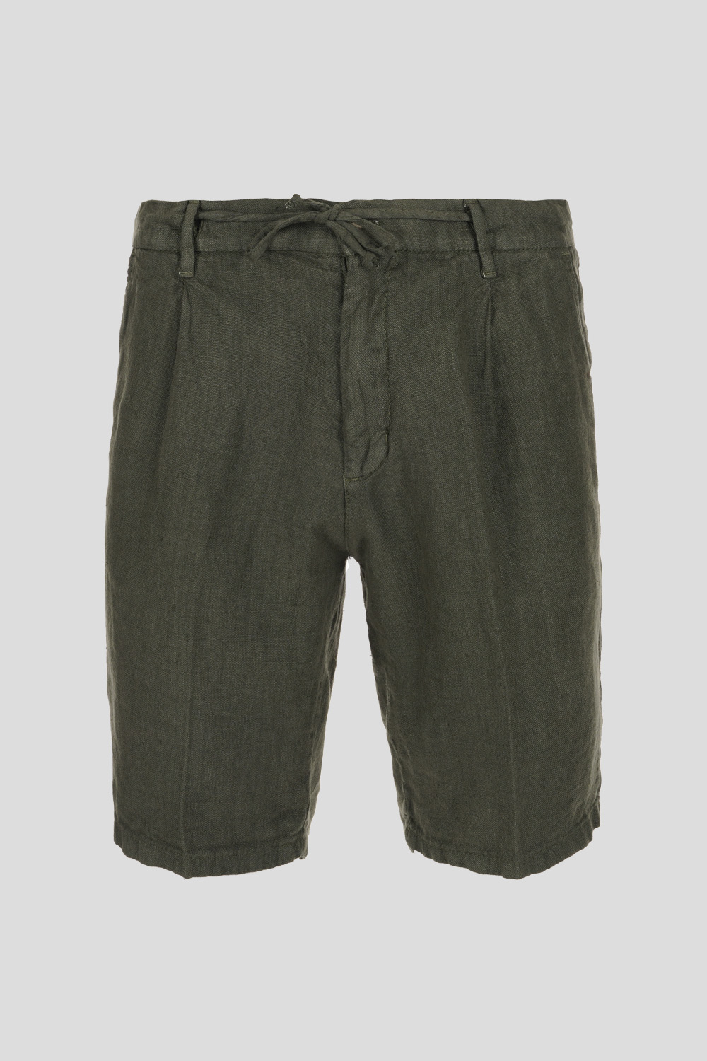 Zelene lanene bermude 451C