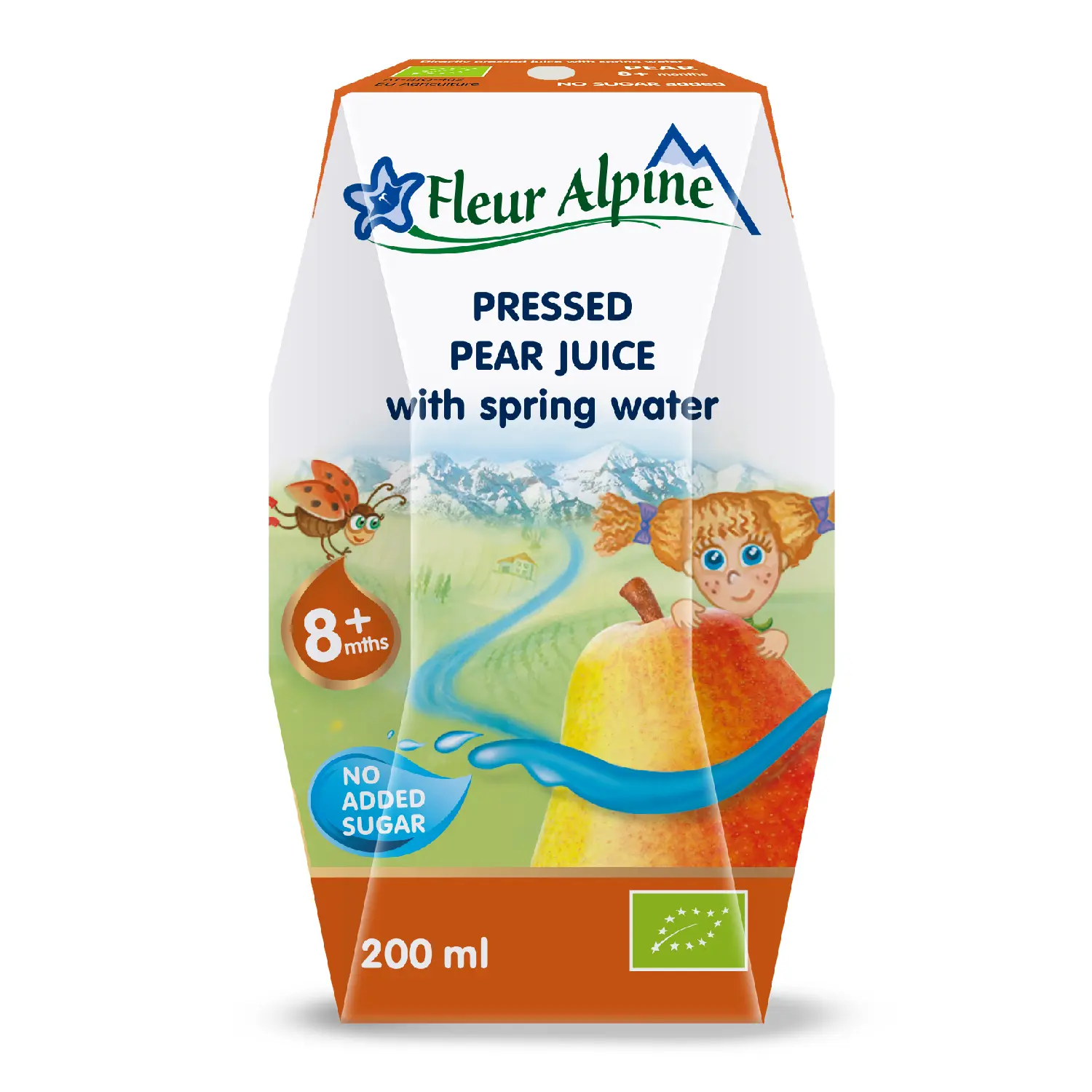 Fleur Alpine organski sokić sa vodom od kruške, 8m+, 200ml