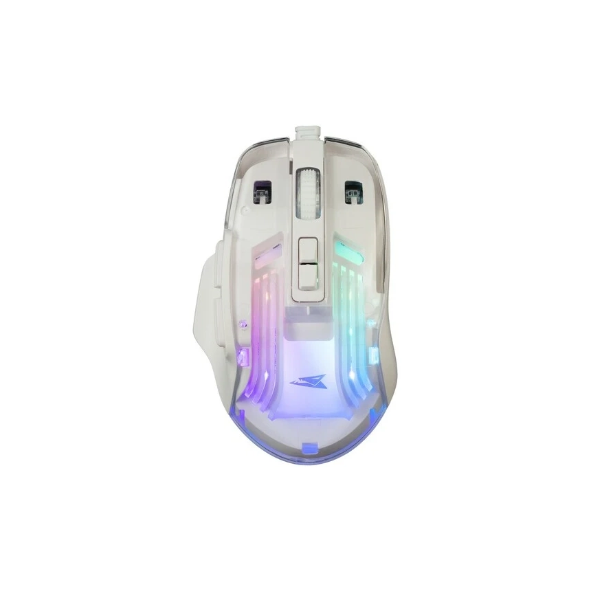Gaming miš Baracuda ANGLERFISH BGM 062 Transparent/White